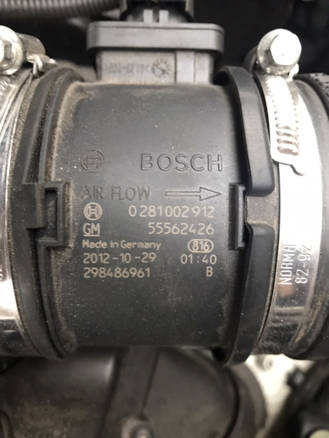 55562426 датчик расхода воздуха GM | Запчасти на DRIVE2