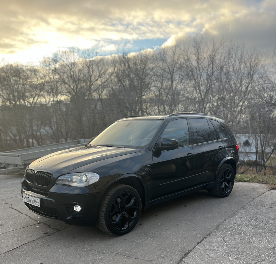 Добавил черного — BMW X5 (E70), 3 л, 2013 года | колёсные диски | DRIVE2