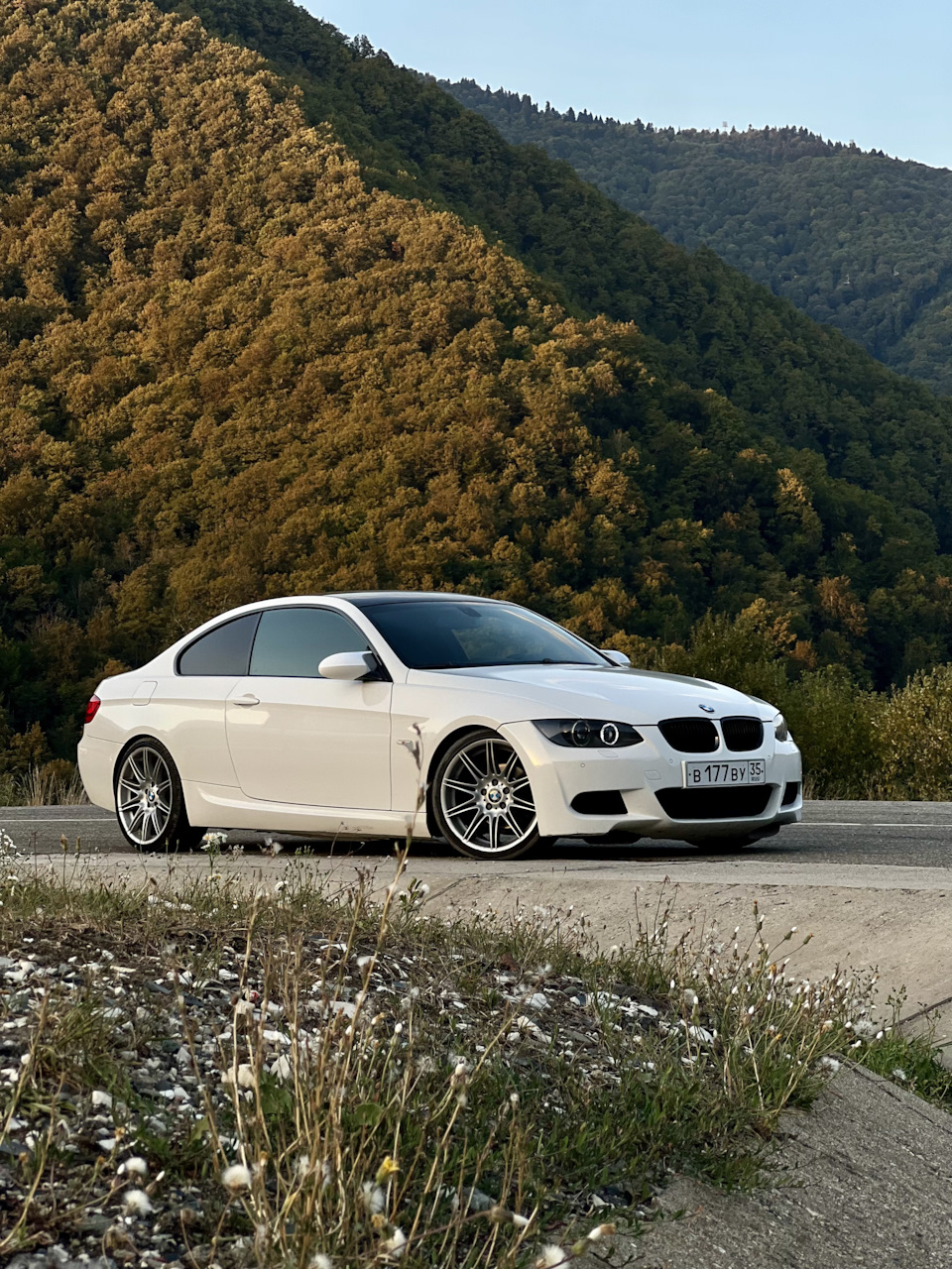 Путешествие на е92🗻 — BMW 3 series Coupe (E92), 2 л, 2008 года ...
