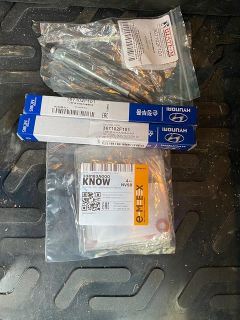 367102F101 Свеча накаливания KIA HYUNDAI | Запчасти на DRIVE2