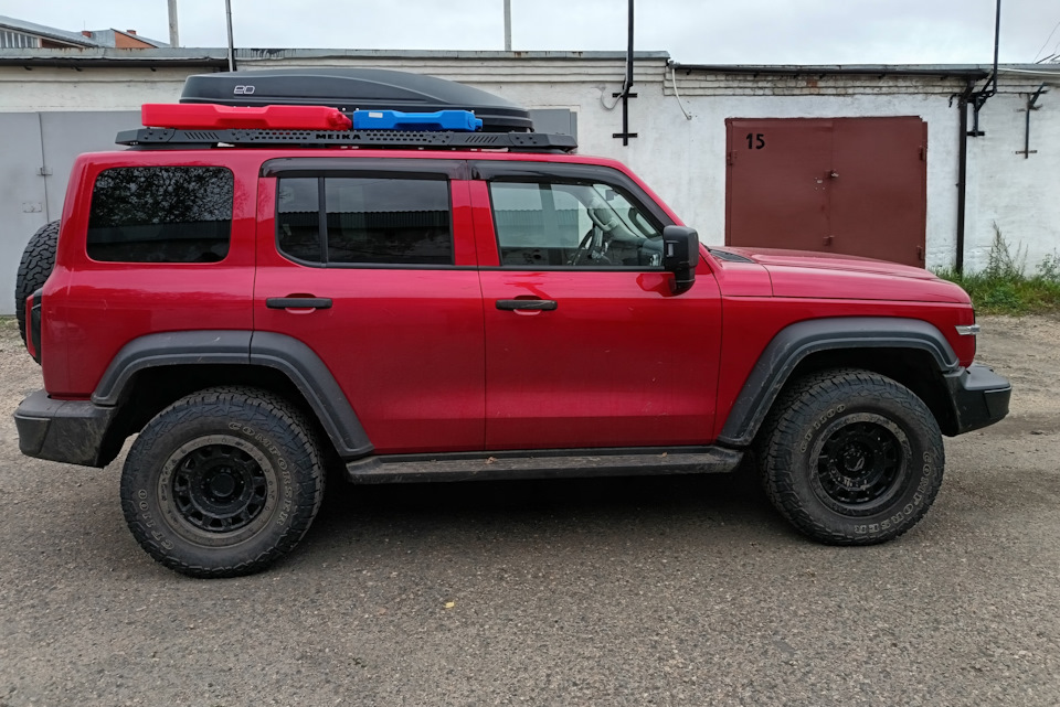 Автобокс Magnum 390 на экспедиционный багажник Meika Off-road G1 для ...