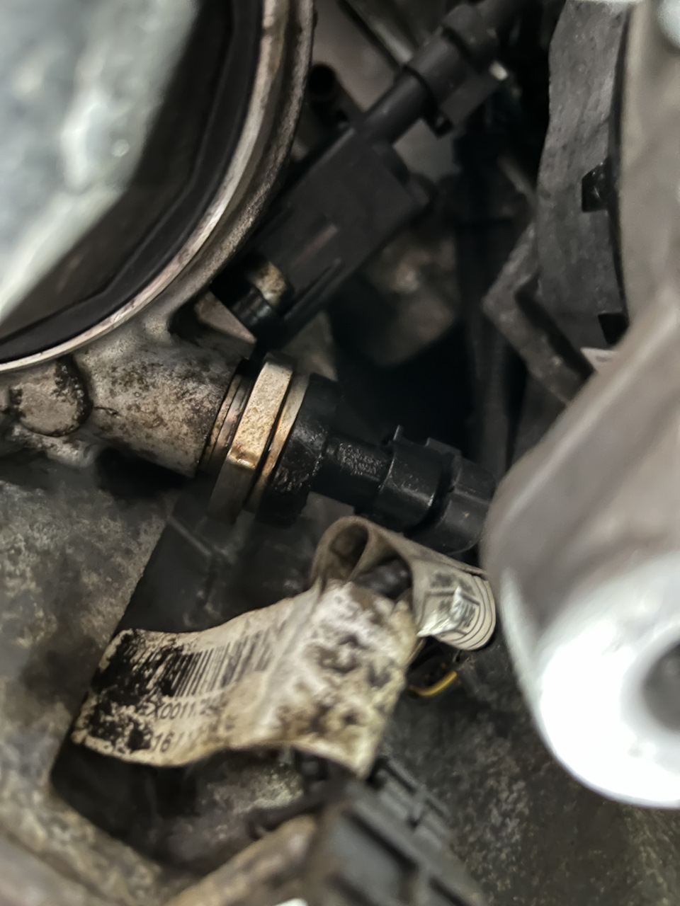 Течь датчика давления масла — BMW 7 series (G11/G12), 4,4 л, 2018 года ...