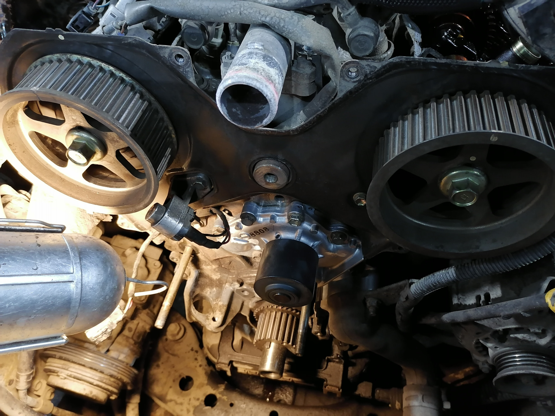 Замена ГРМ — Toyota Land Cruiser Prado 90-series, 3,4 л, 1998 года ...