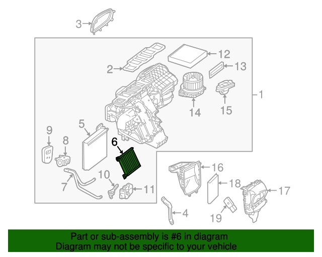 A1668300261 Теплообменник кондиционера Mercedes | Запчасти на DRIVE2