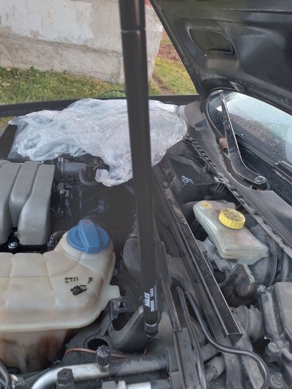 Записи для себя. Амортизатор капота — Audi A6 (C6), 3,2 л, 2004 года ...