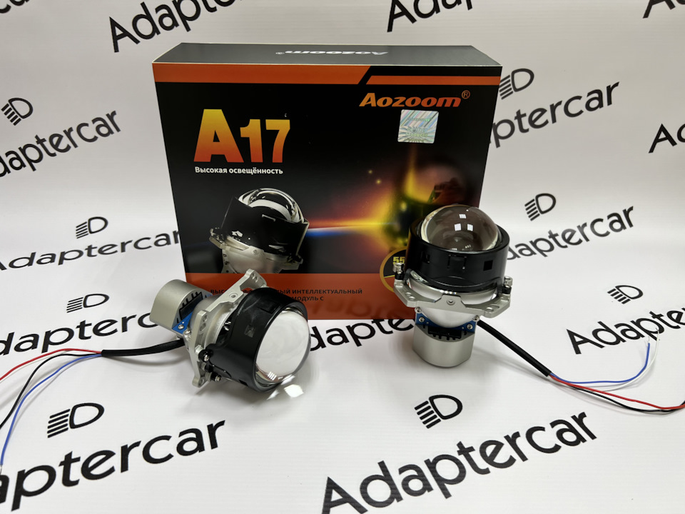 Би-светодиодные линзы Aozoom A17 3.0"(Hella 3R) ALPD-26 — Adaptercar на ...