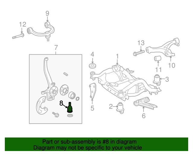 A1643300935 Опора шаровая кулака рулевого. Mercedes | Запчасти на DRIVE2