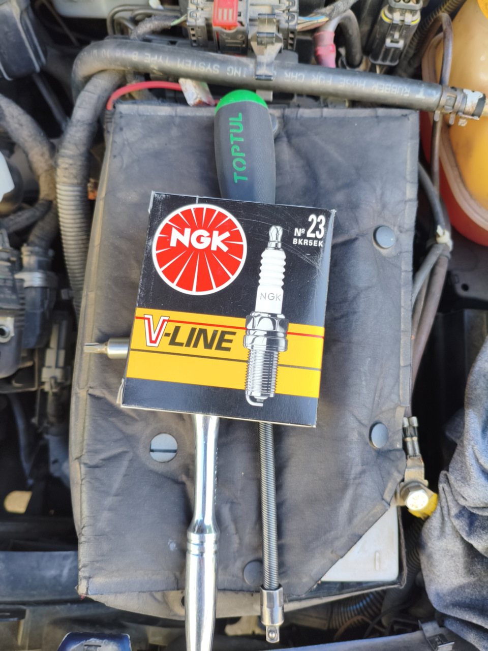 BKR5EK Свеча зажигания 4483 NGK | Запчасти на DRIVE2