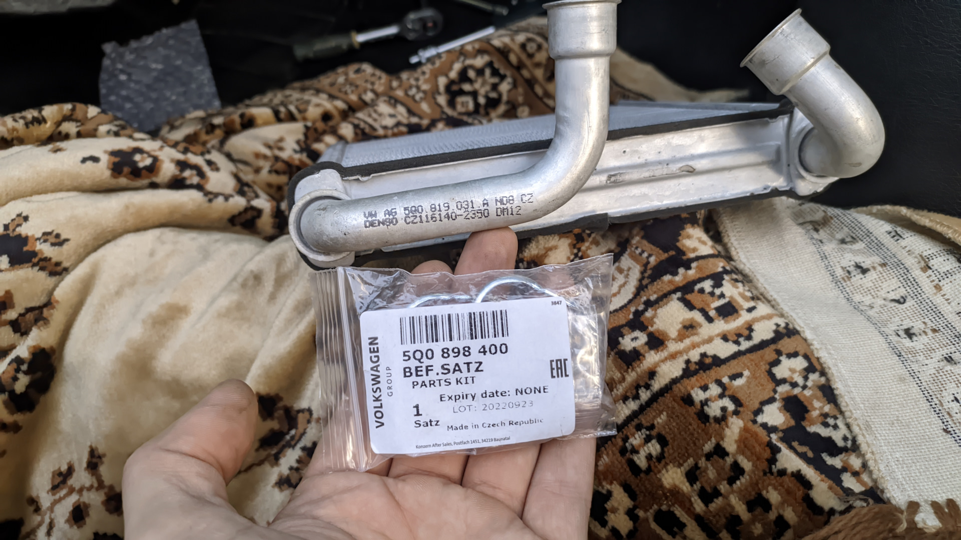 Как я печку 4 месяца мыл — Skoda Octavia A7 Mk3, 1,4 л, 2016 года ...