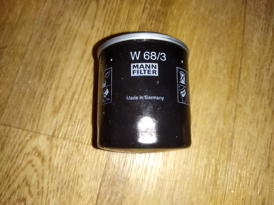 распилил MANN W68/3 — Toyota Corolla (110), 1,6 л, 1999 года | расходники | DRIVE2