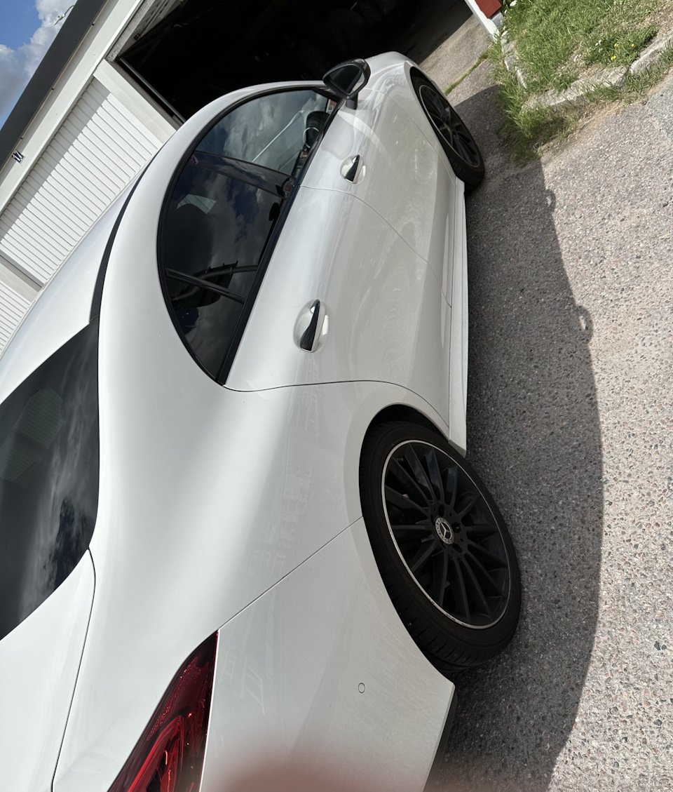 Накладки на ручки дверей — Mercedes-Benz CLA (C118), 1,3 л, 2020 года ...