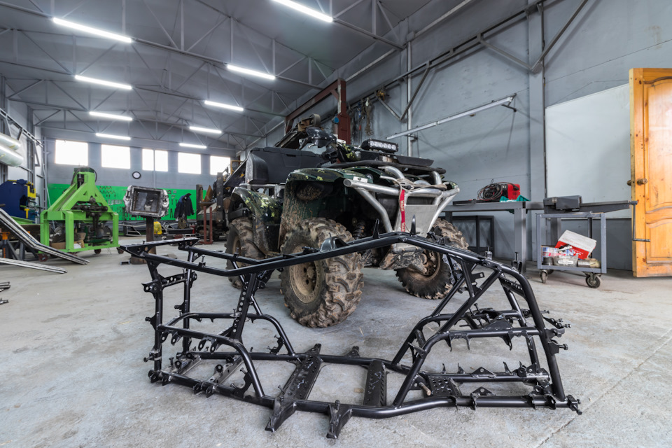 Усиленная рама для квадроцикла Yamaha Grizzly 700 — Лаборатория полного ...