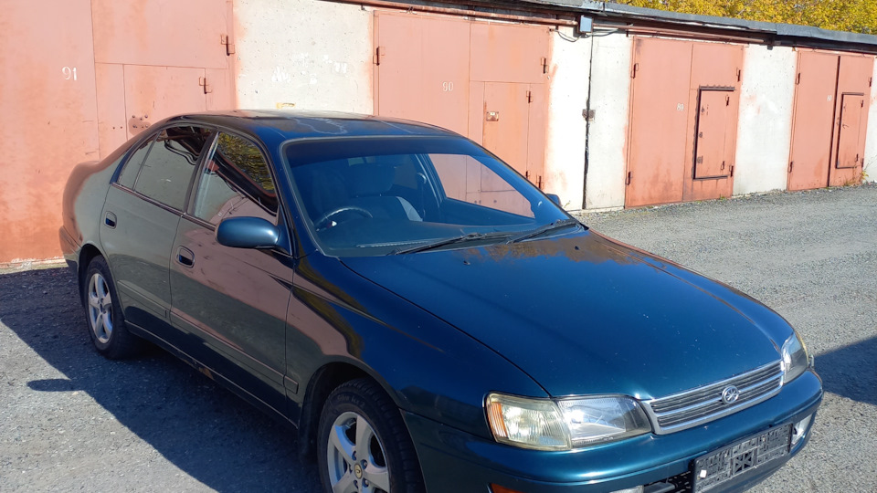 Toyota Corona (T190) 2.0 бензиновый 1993 | Toyota Corona Green toad на ...