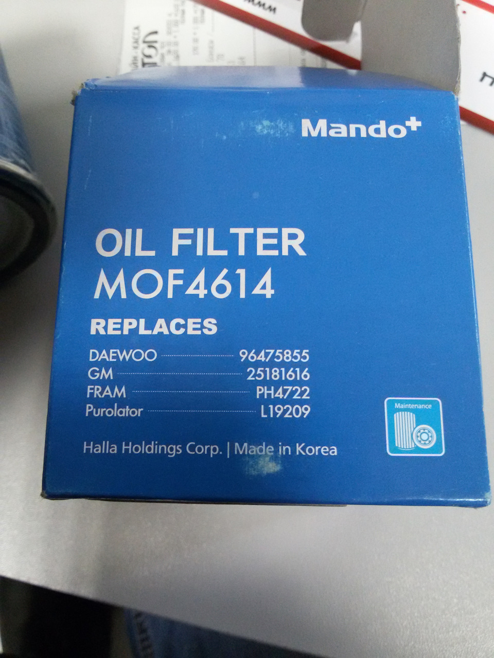 25181616 Фильтр масляный GM | Запчасти на DRIVE2