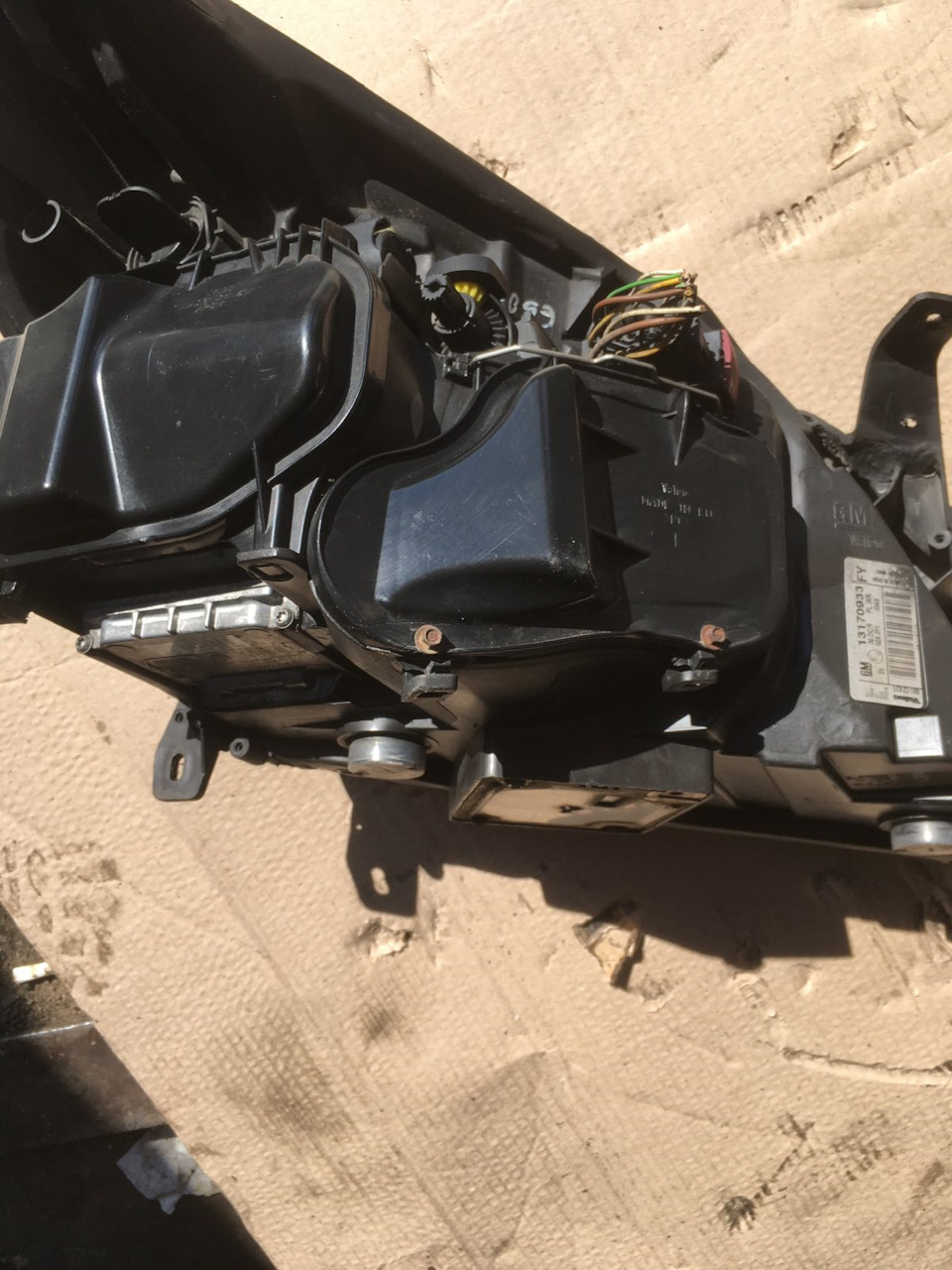 13170933 Фара левая Vectra C [рестайлинг] (2005-2009) Aртикул запчасти ...