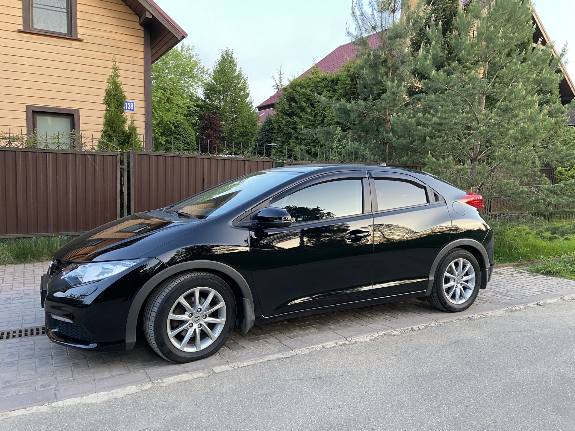 Дефлекторы cobra — Honda Civic 5D (9G), 1,8 л., 2012 года | стайлинг ...
