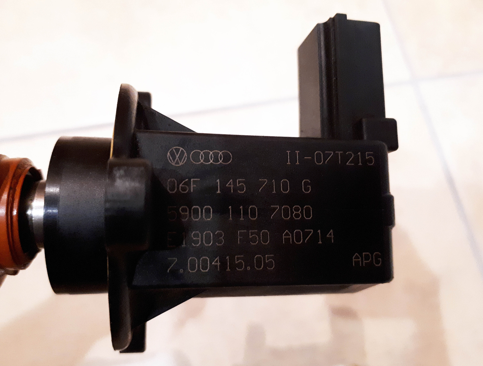 Перепускной клапан N249(ошибка P0299), тройник ОЖ — Audi A4 (B7), 2 л ...