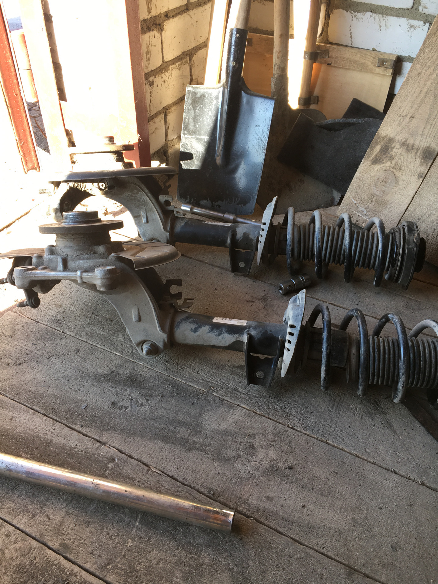 Передняя подвеска ч1. — Volkswagen Passat B6, 1,8 л, 2009 года | своими ...