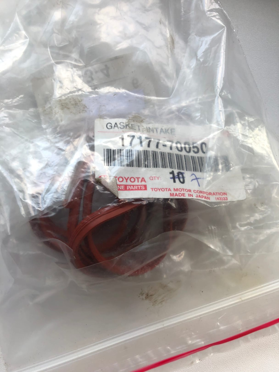 1717770050 Прокладка впускного коллектора TOYOTA LEXUS | Запчасти на DRIVE2