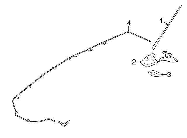 8723A217 Стержень антенны Mitsubishi | Запчасти на DRIVE2