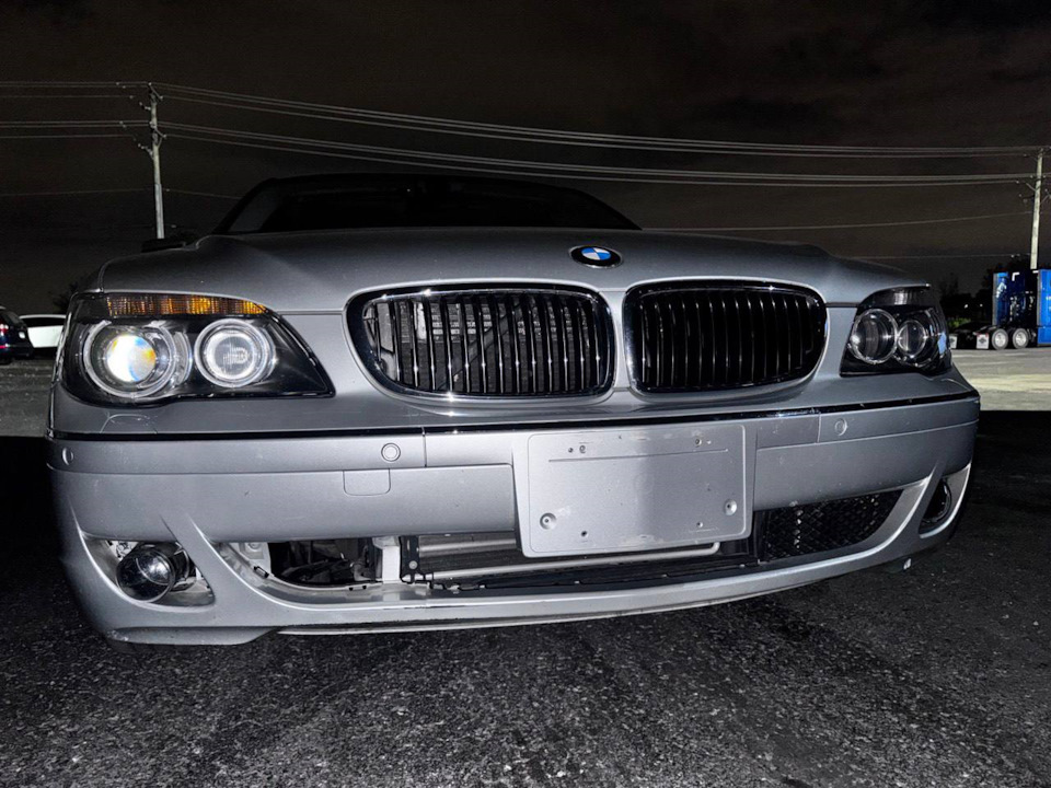 Е66 Поиск деталей переднего бампера после суицида ЕНОТА — BMW 7 series ...