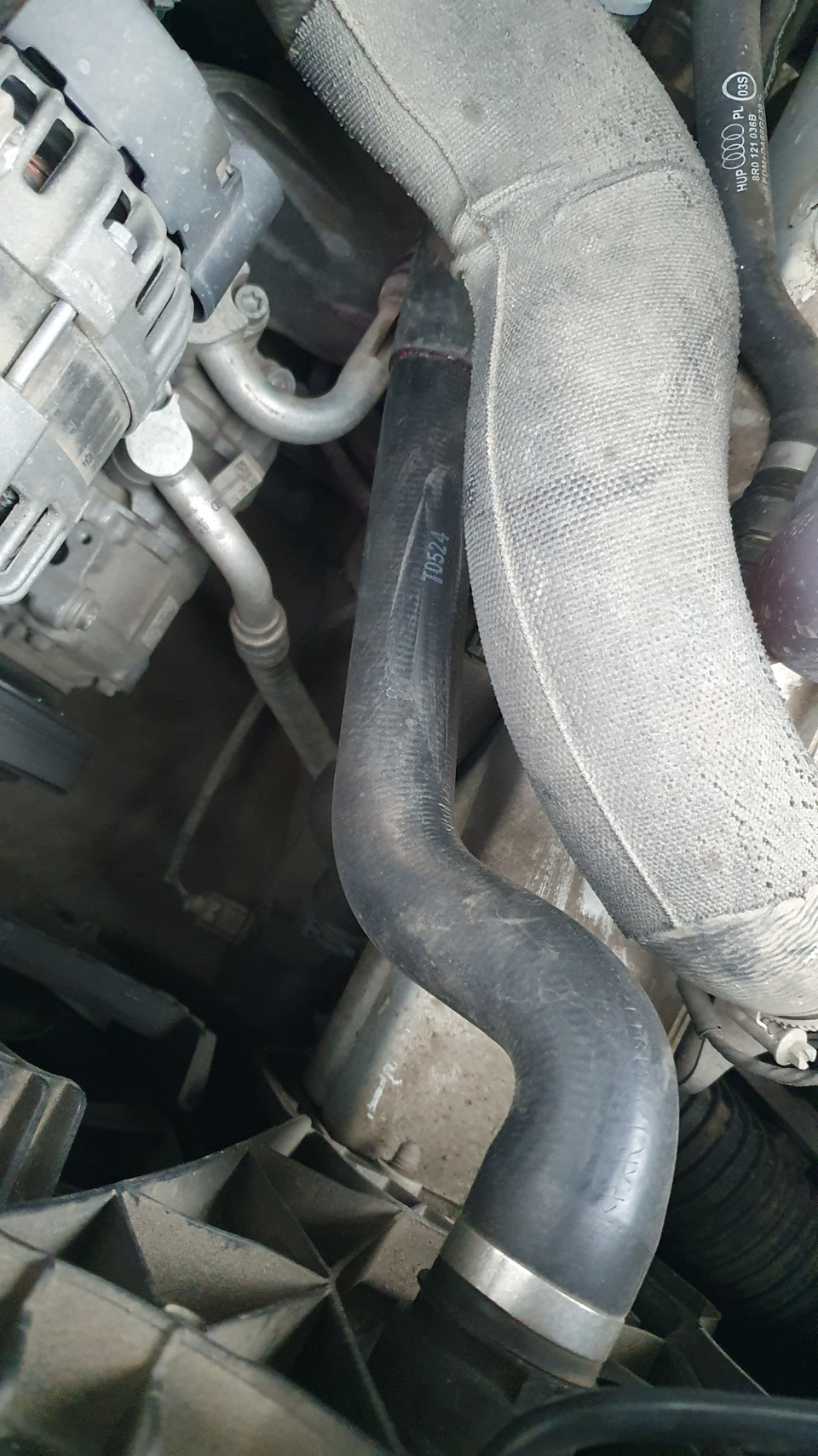 8R0121036B Шланг ОЖ с быстрораз VAG | Запчасти на DRIVE2