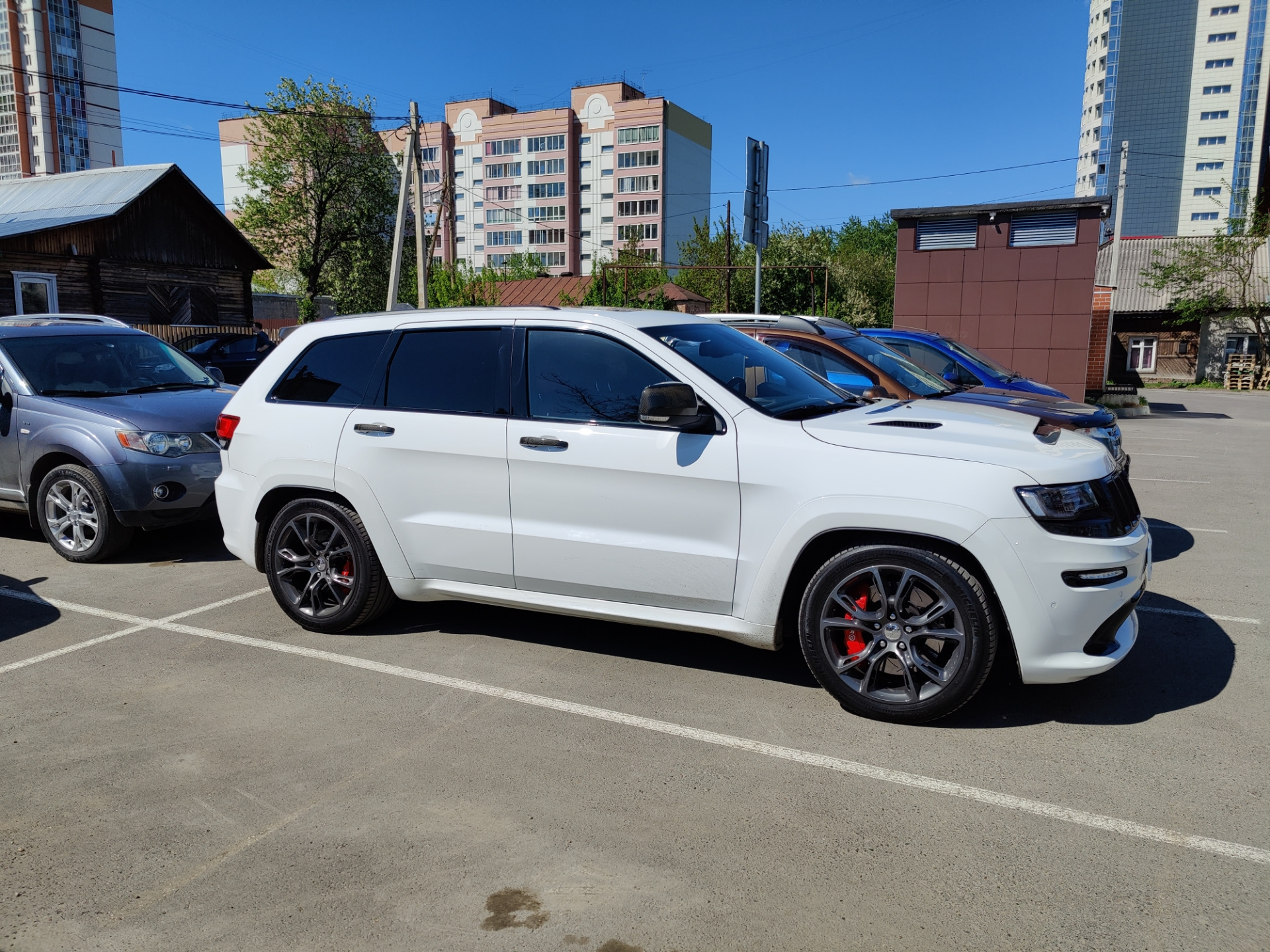 Марафет дисков — Jeep Grand Cherokee SRT-8 (WK2), 6,4 л, 2014 года ...