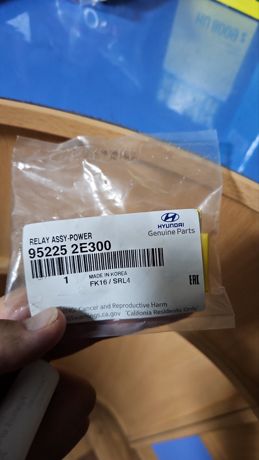 Реле стеклоочистителей и дальнего света — Hyundai Tucson (JM), 2 л ...