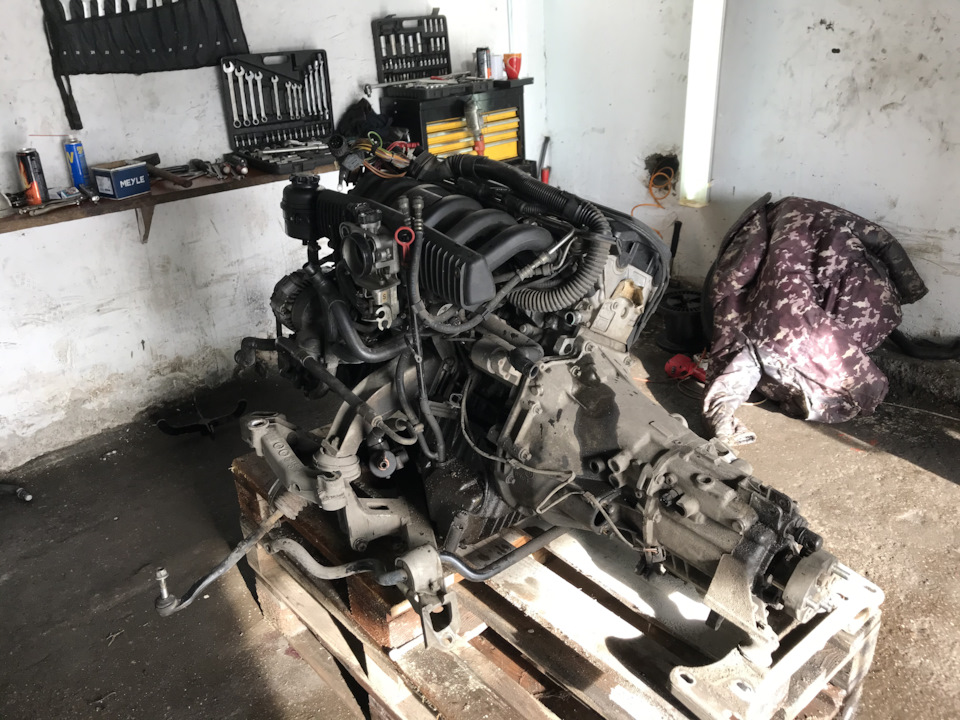 Механическая часть свапа закончена m52b20 to m52b28tu — BMW 5 series ...
