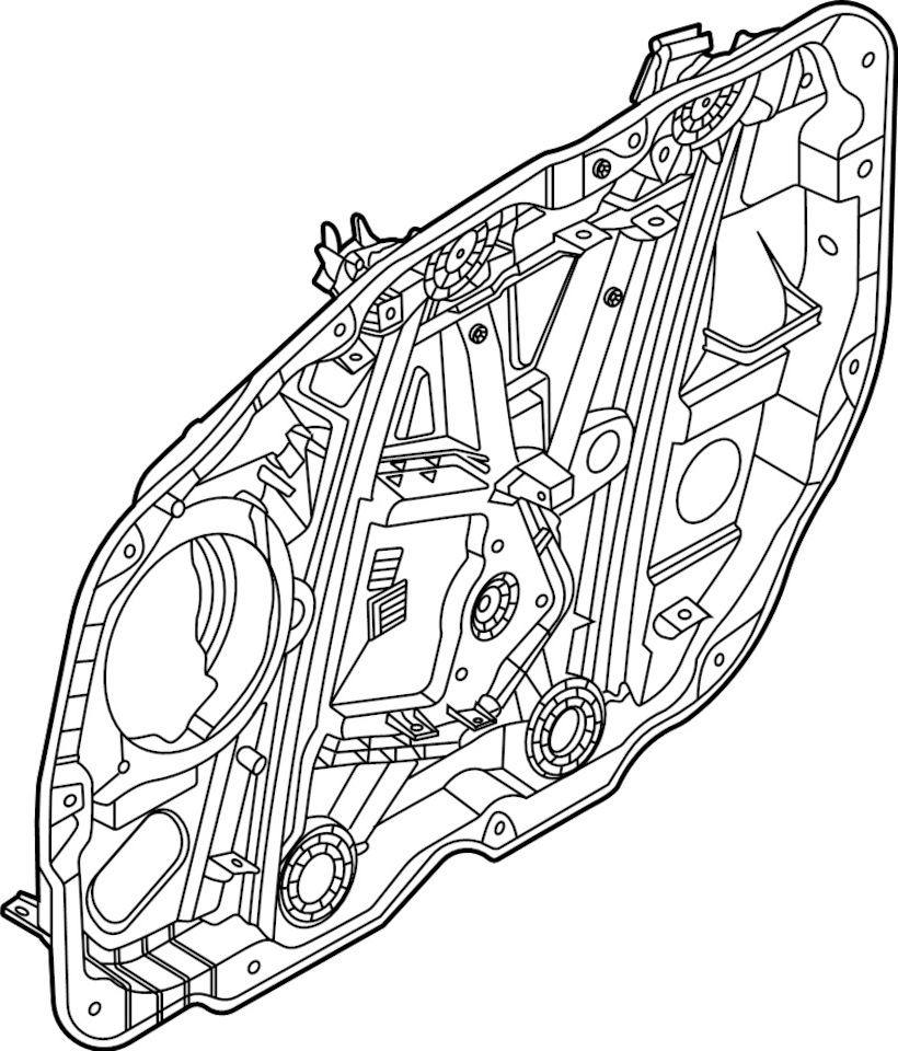 82471L3000 Panel ASSY-FRONT DR. PANEL ASSY-FRONT DR MODULE, LH KIA ...