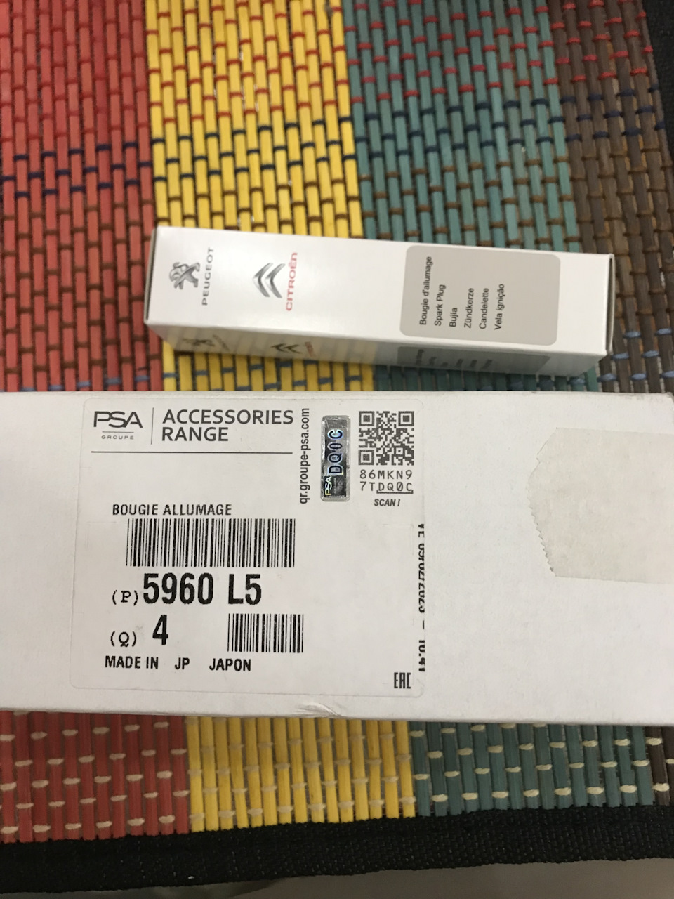 5960L5 Свеча зажигания Citroen Peugeot Citroen | Запчасти на DRIVE2