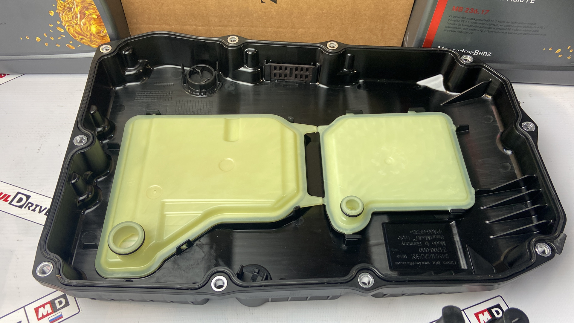 ОРИГИНАЛЬНЫЙ комплект для замены масла в АКПП 9G-Tronic. Mercedes-Benz ...