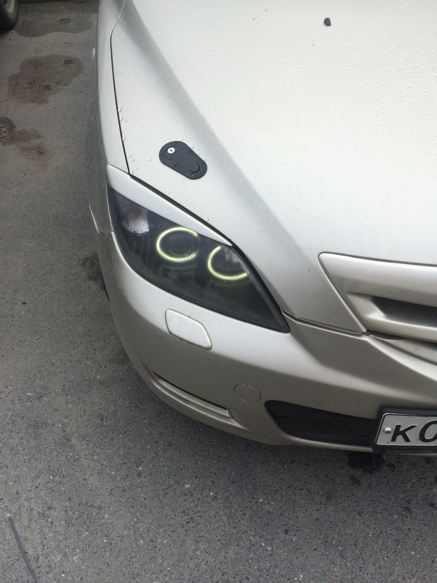 Замки капота — Mazda 3 (1G) BK, 1,6 л, 2008 года | своими руками | DRIVE2