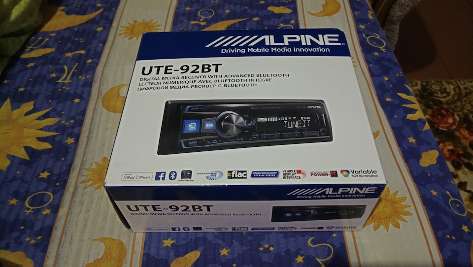 😈АВТОЗВУК😈-начало(Alpine UTE 92bt) — Opel Ascona C, 2 л, 1988 года ...