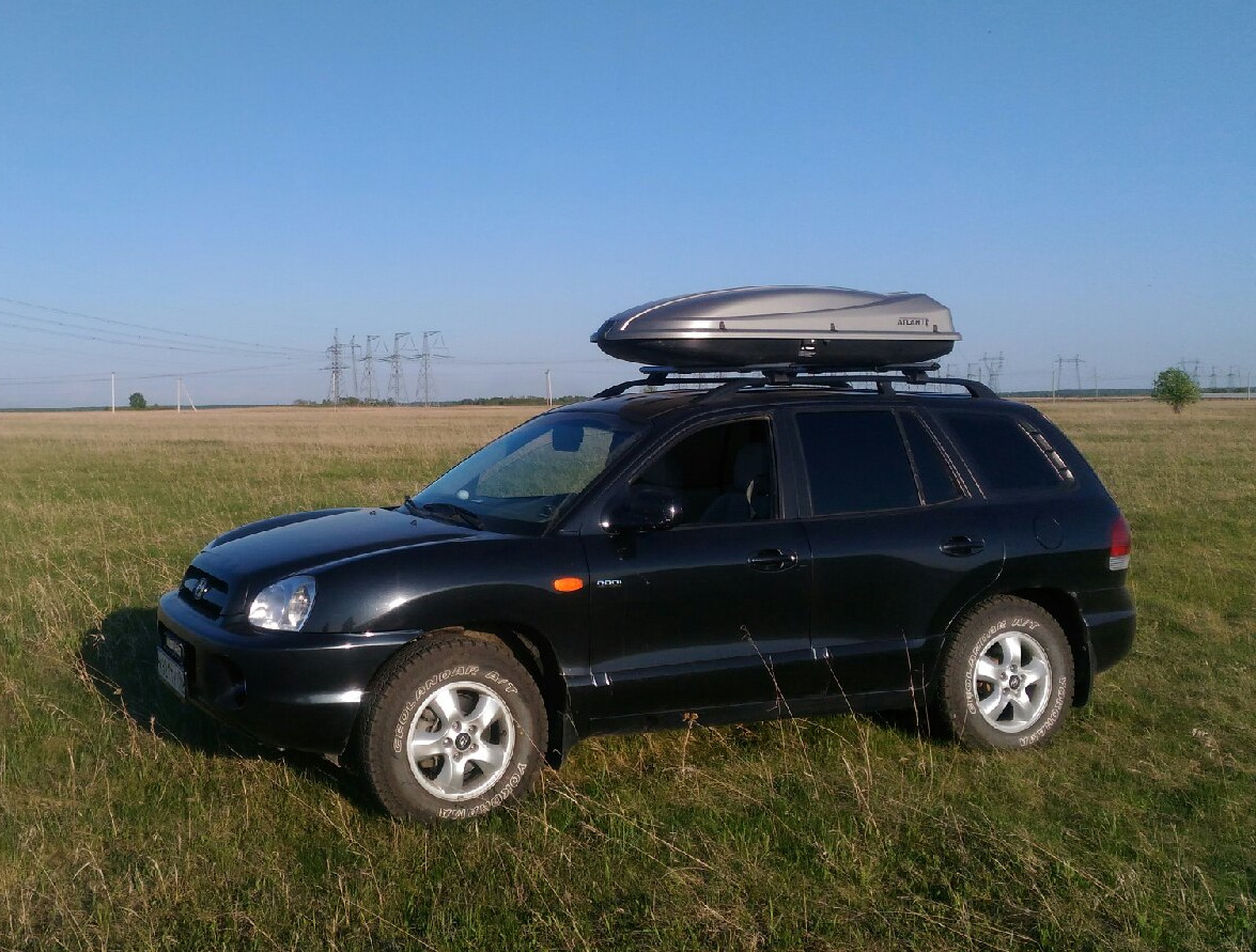 Новый бокс — Hyundai Santa Fe (1G), 2 л, 2008 года | аксессуары | DRIVE2