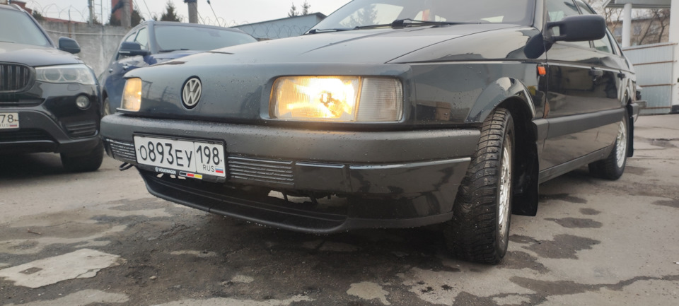 Установка китайского бампера на пассат б3 — Volkswagen Passat B3, 1,8 л ...