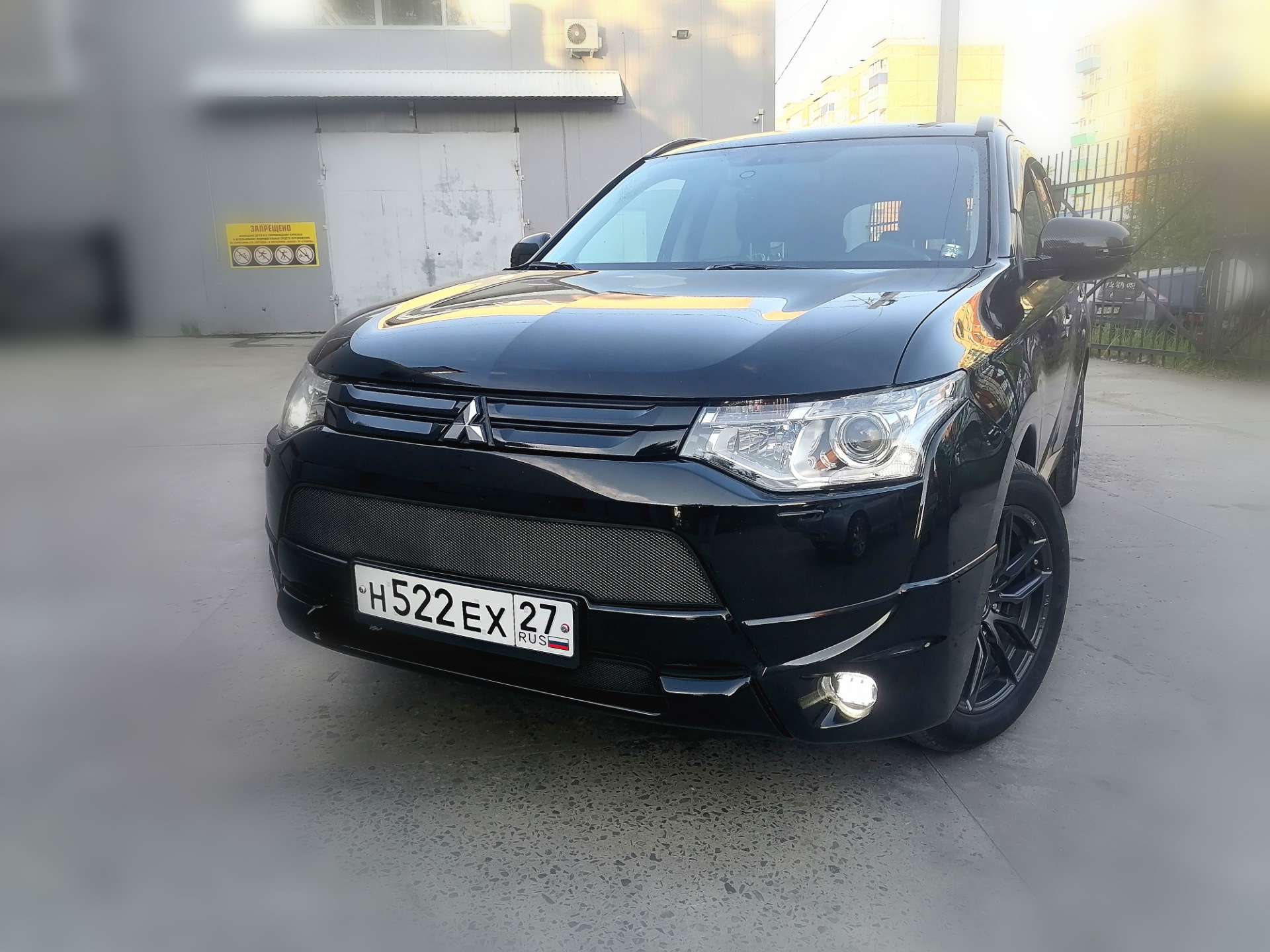 Передняя накладка Samurai от Arsenal Tuning — Mitsubishi Outlander (3G ...