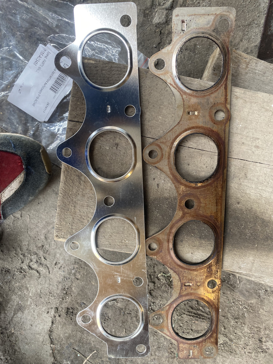 P1MA034M Прокладка коллектора выпускного P1M-A034M PARTS MALL ...