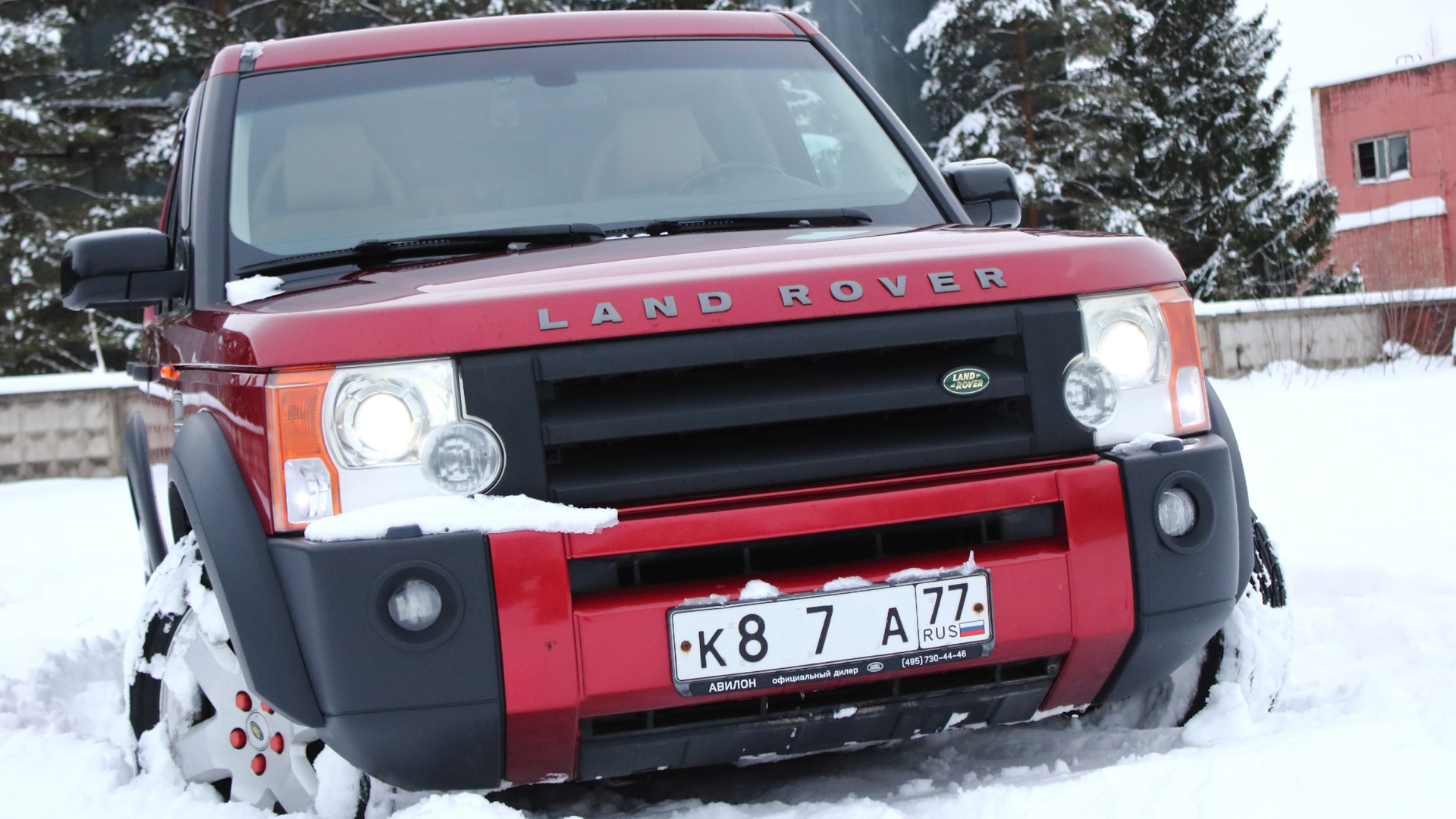 Land Rover Discovery III 4.4 бензиновый 2006 | Rimini Red, V8 на DRIVE2