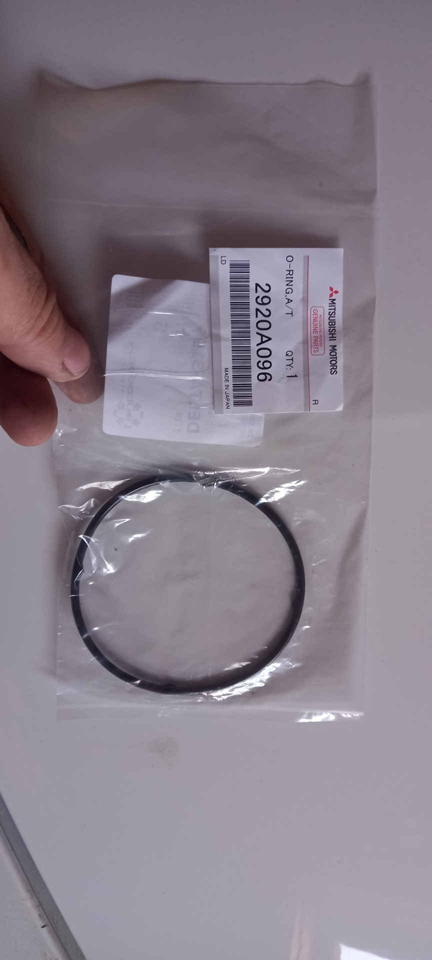2920A096 КОЛЬЦО УПЛОТНИТЕЛЬНОЕ Mitsubishi | Запчасти на DRIVE2