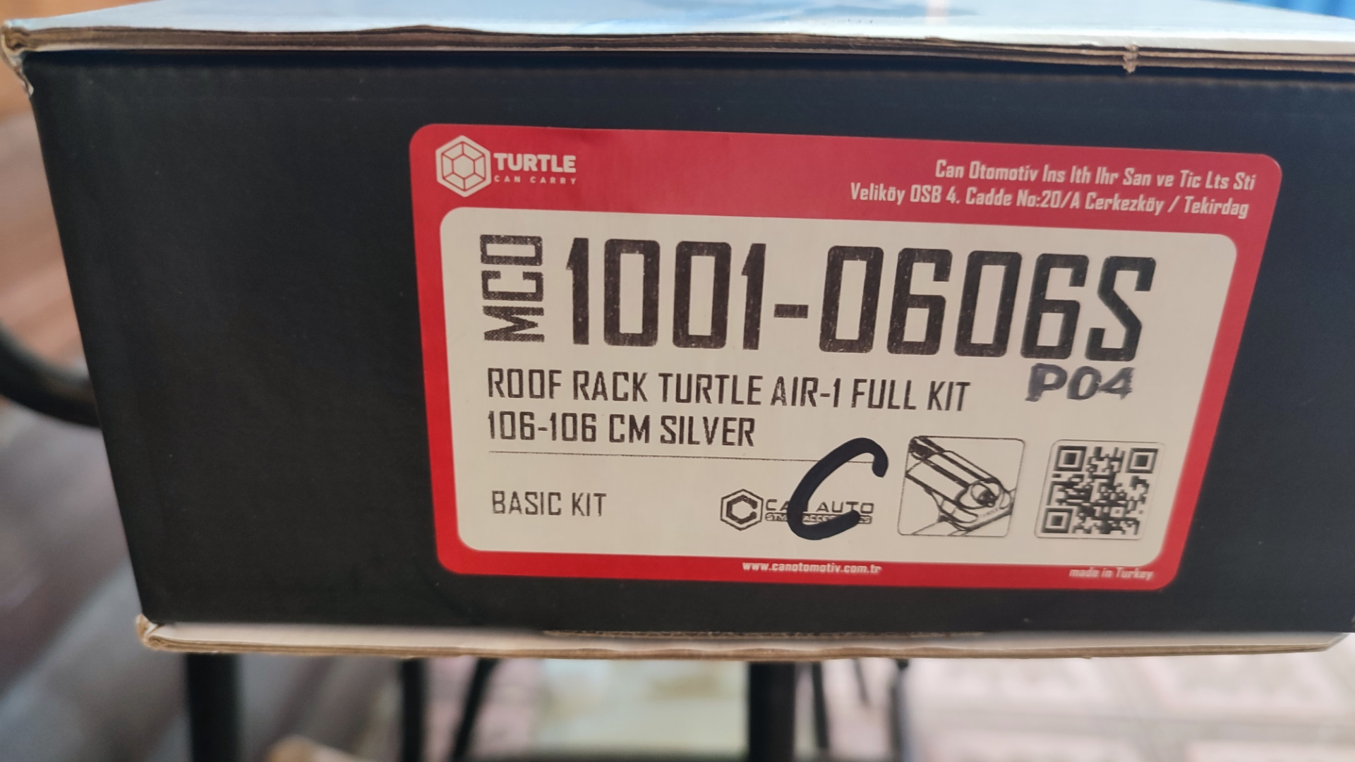 Поперечины Turtle Air 1 на рейлинги АПС163 — Haval F7 (1G), 1,5 л, 2019 ...