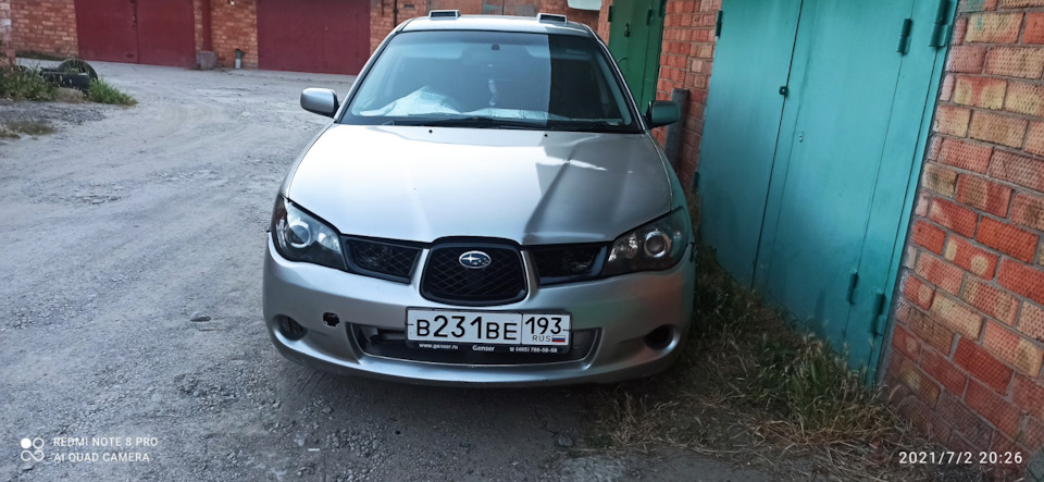 Лак для фар фирмы боди — Subaru Impreza (GD/GG), 1,5 л, 2006 года ...