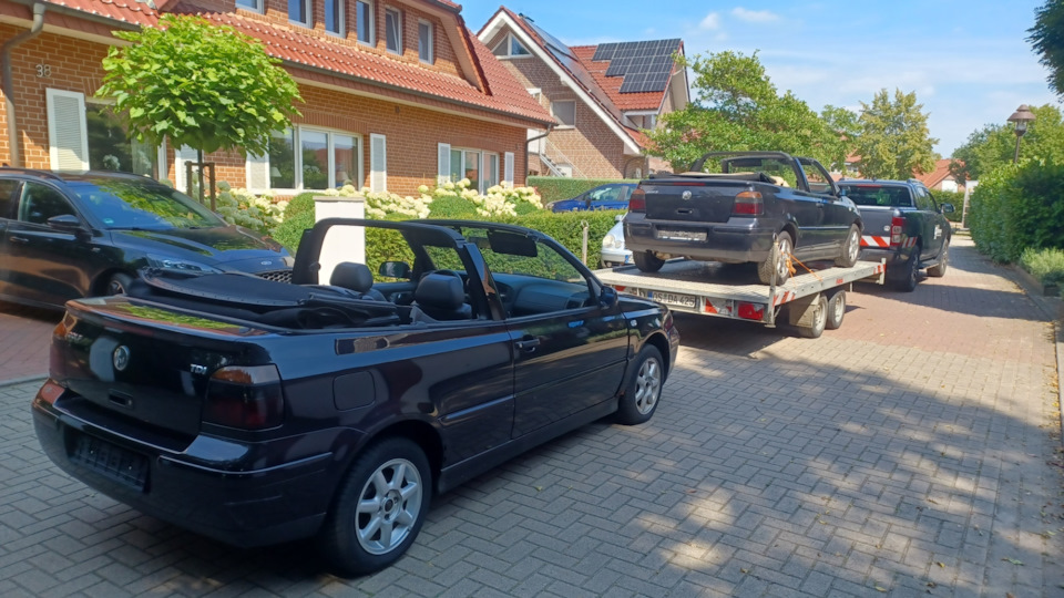 Кабриолеты… — Volkswagen Golf Cabriolet Mk4, 1,9 л, 2002 года ...