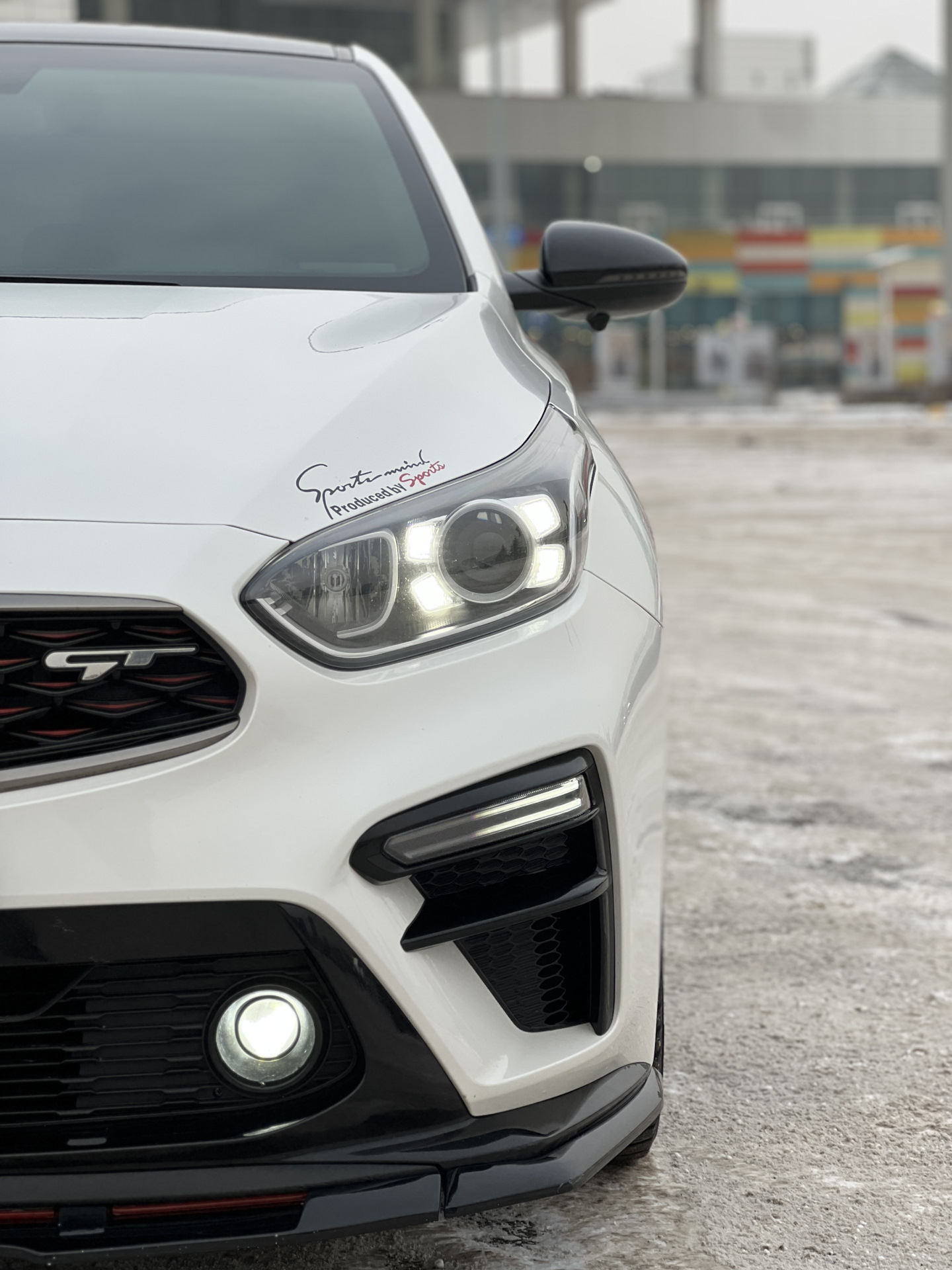 Первые зимнее фото — KIA K3 GT, 1,6 л, 2021 года | просто так | DRIVE2