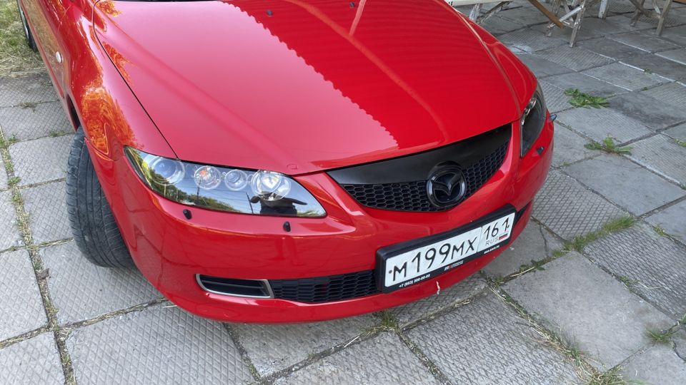 Стекла фар — Mazda 6 (1G) GG, 1,8 л, 2007 года | стайлинг | DRIVE2