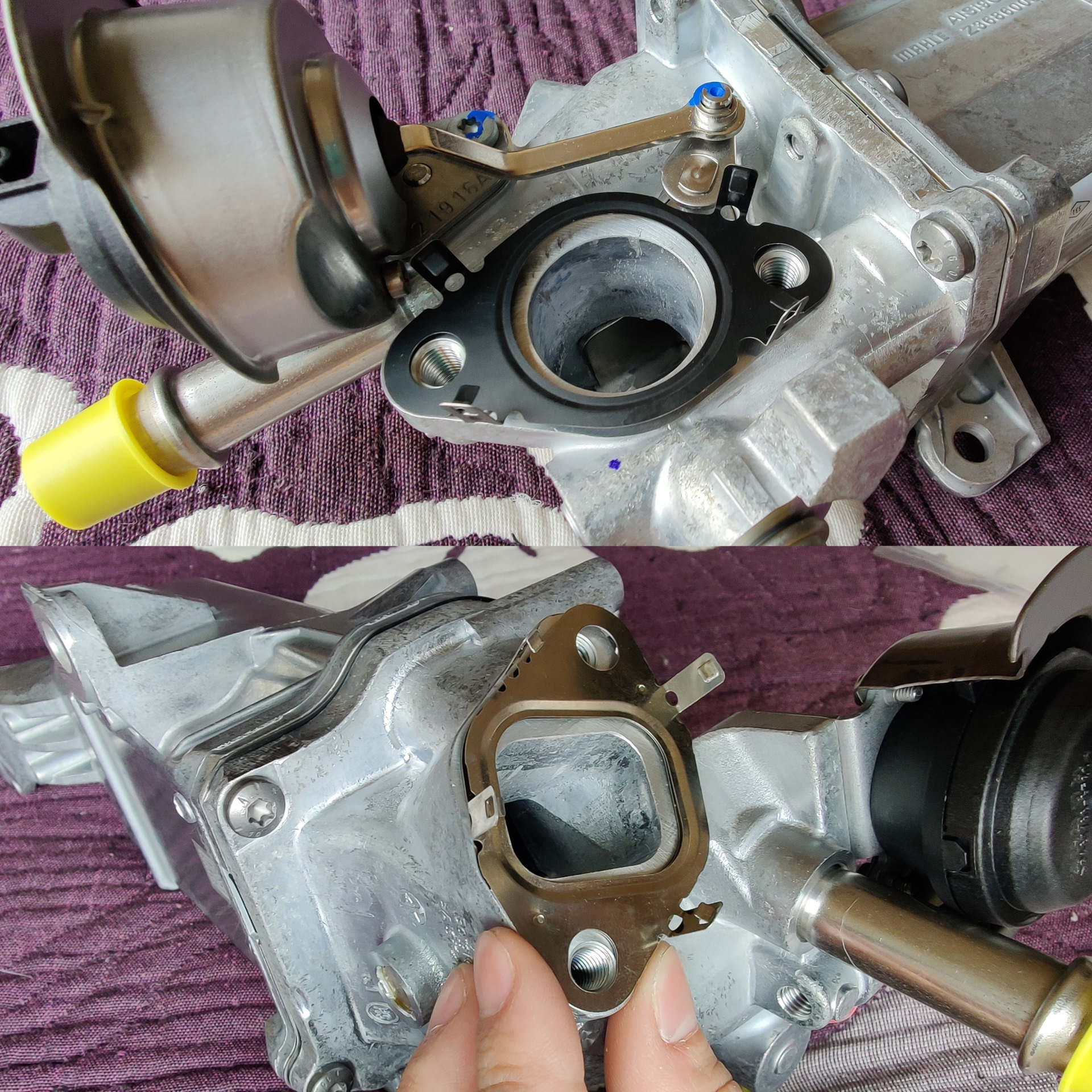 8. Замена охладителя + Замена турбин + Прокладки воздушных патрубков ...