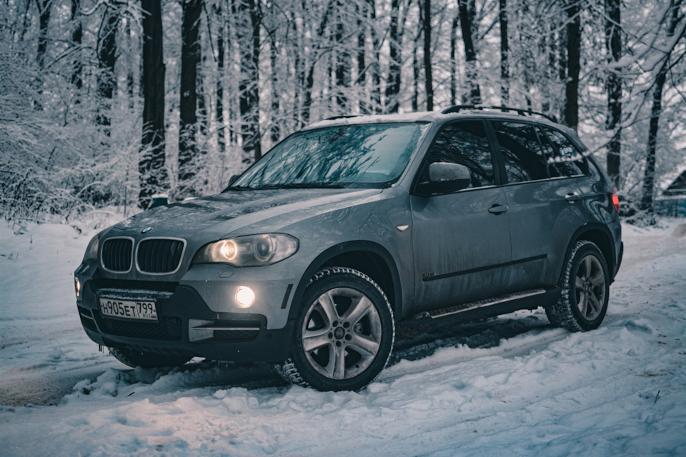 Немного снежных фото — BMW X5 (E70), 3 л, 2007 года | фотография | DRIVE2