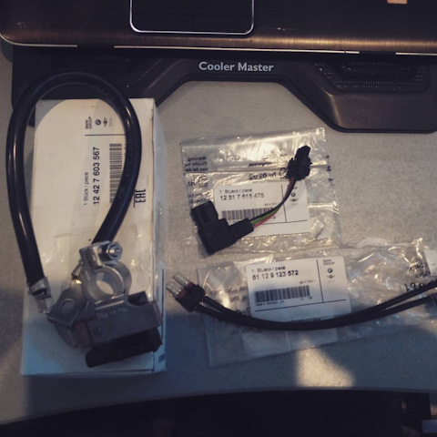 12427603567 Минусовой провод АКБ IBS BMW | Запчасти на DRIVE2