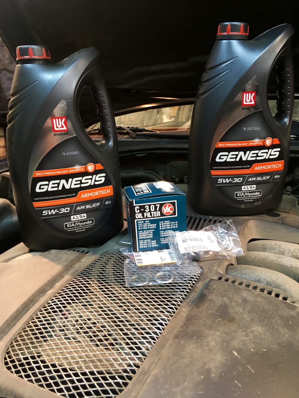 Очередная замена масла ДВС — Subaru Outback (BH), 3 л, 2001 года ...