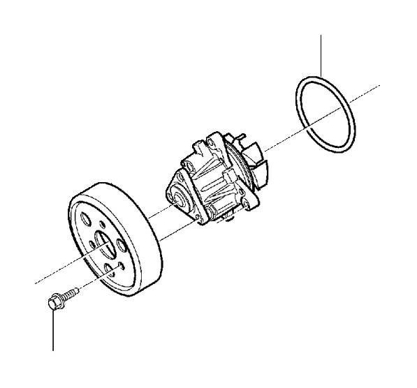 31480425 Водяной насос Volvo | Запчасти на DRIVE2
